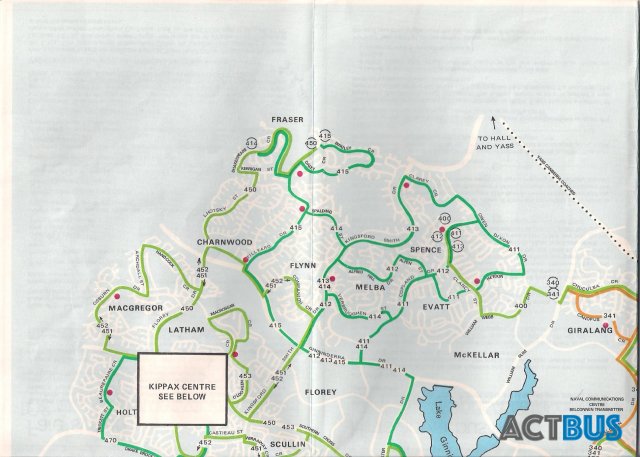 1978 Bus Timetables – ACT Bus