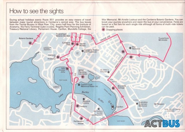 1977 Bus Timetables – ACT Bus
